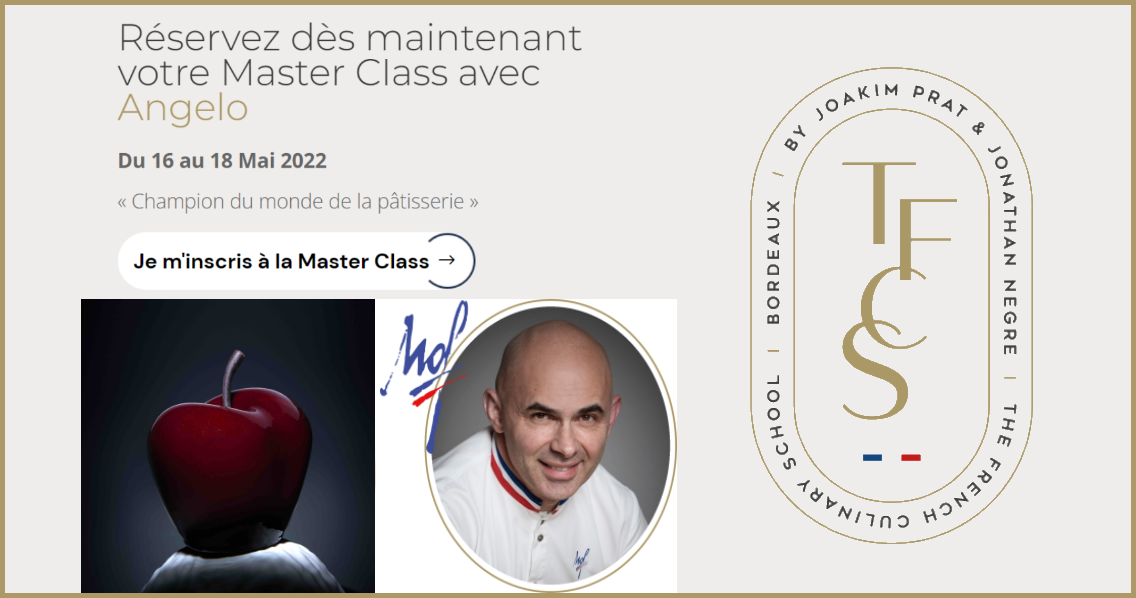 Master Class avec Angelo Musa - The French Culinary School